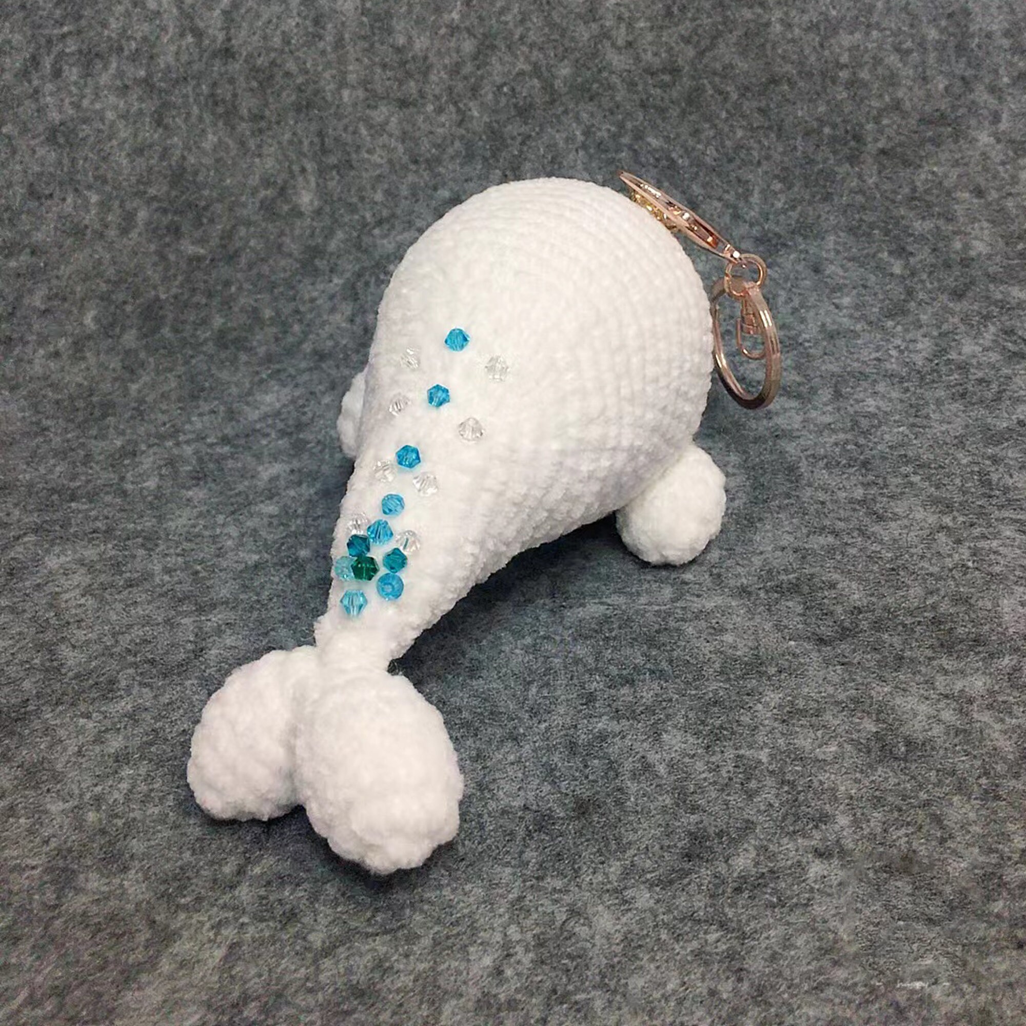 Mini Crochet Animals Cute Dolphin Amigurumi Key Chain CROCHET | Etsy