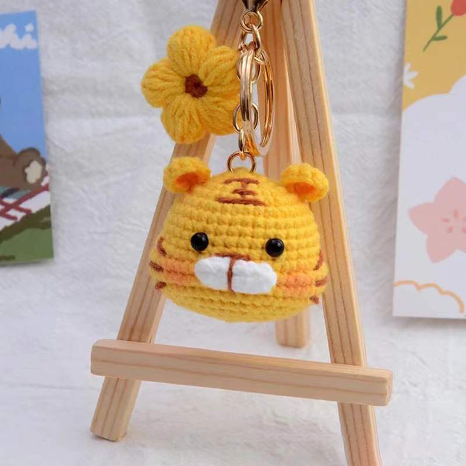 Mini Crochet Animals Tiger Key Chain CROCHET PDF PATTERNS - Etsy Canada