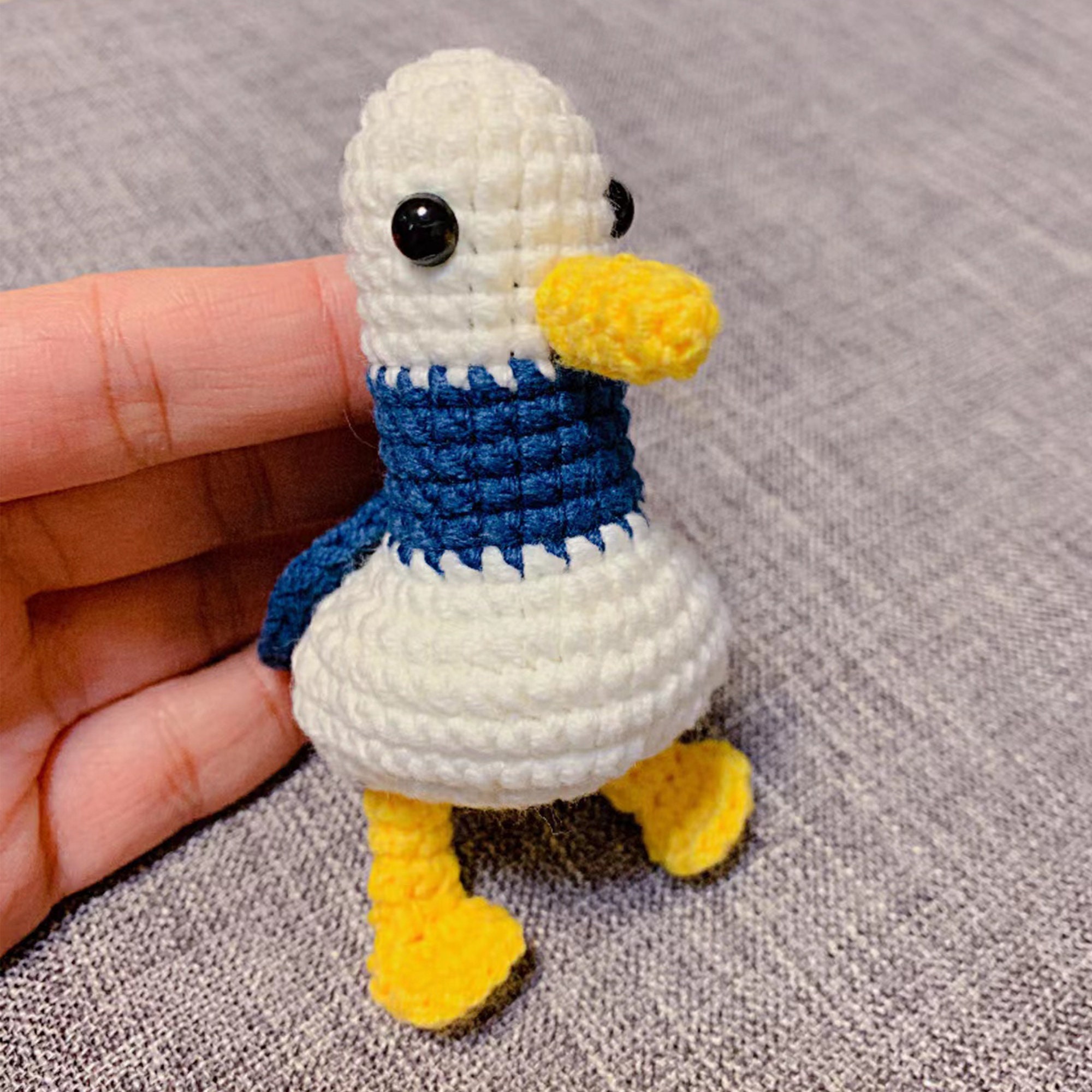 Mini Cute Duck Crochet Pattern Amigurumi Small Animals Crochet Doll Toy ...