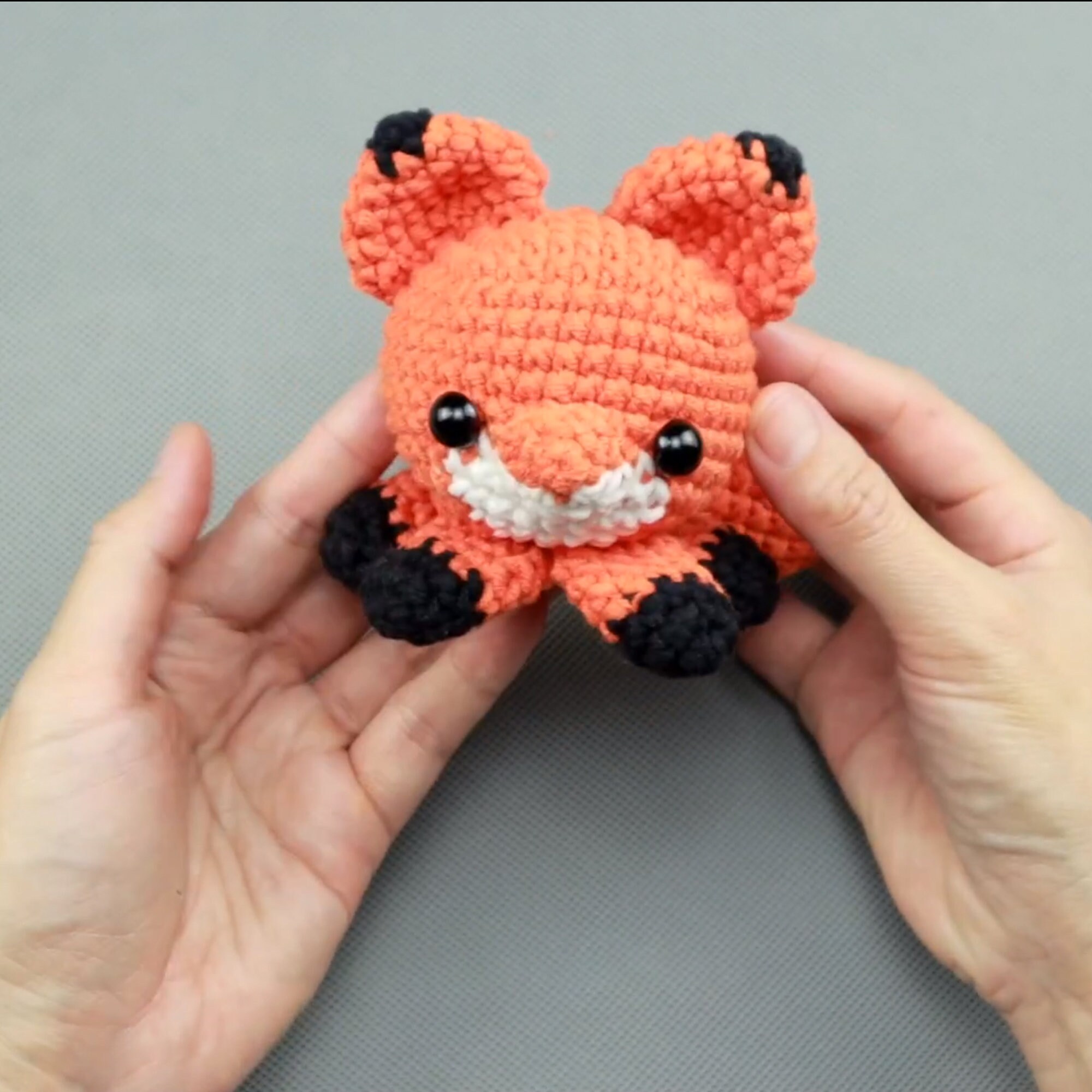 Mini Animals Fox Crochet Pattern Amigurumi Small Cute Fox - Etsy