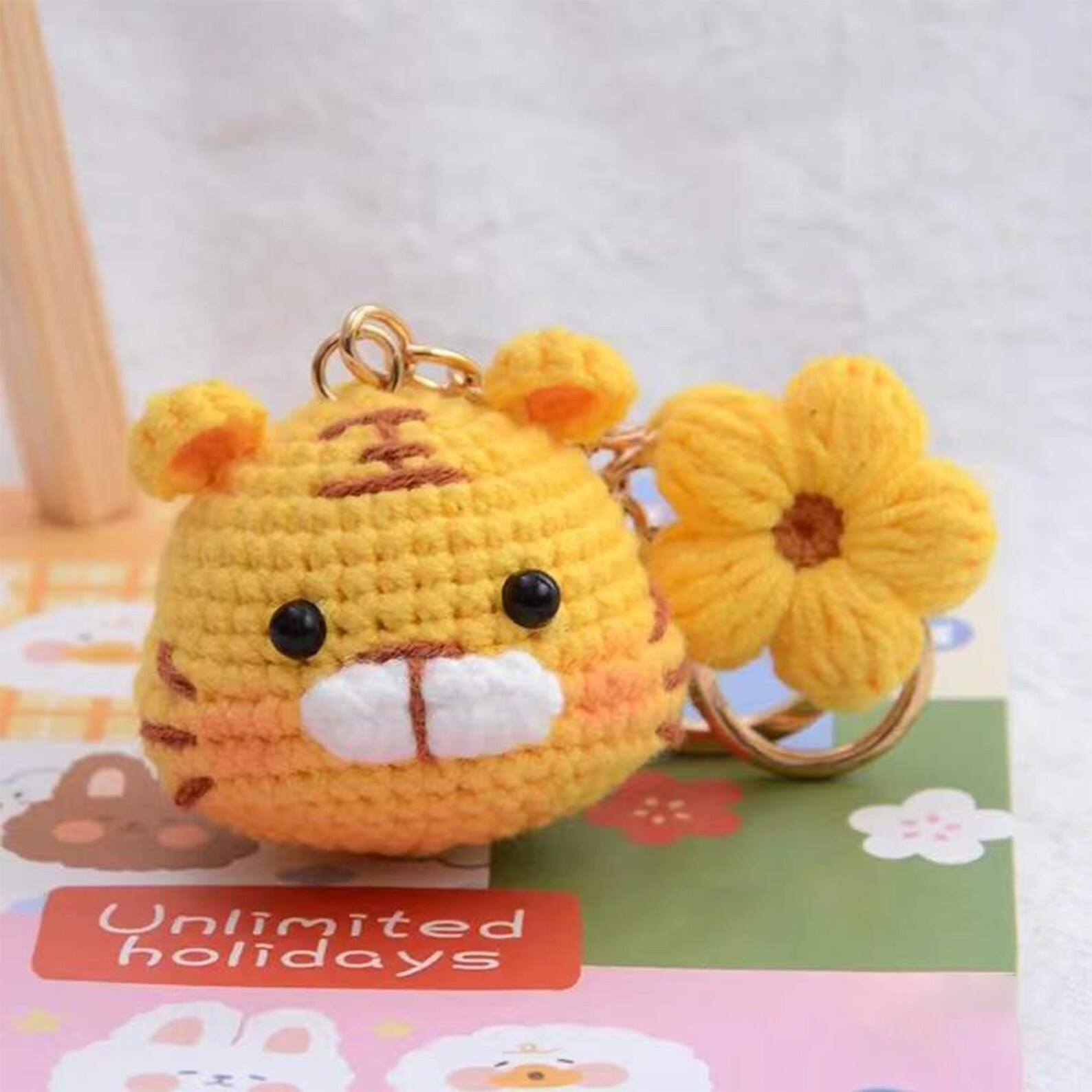 Mini Crochet Animals Tiger Key Chain— CROCHET PDF PATTERNS - Etsy Canada