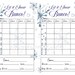 Winter Snowflake Bunco Score Card, Holiday Bunco, Christmas Brunch Game ...