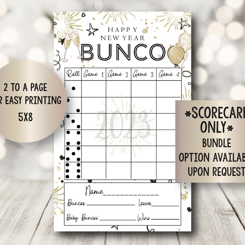 Bunco Clip Art - Etsy