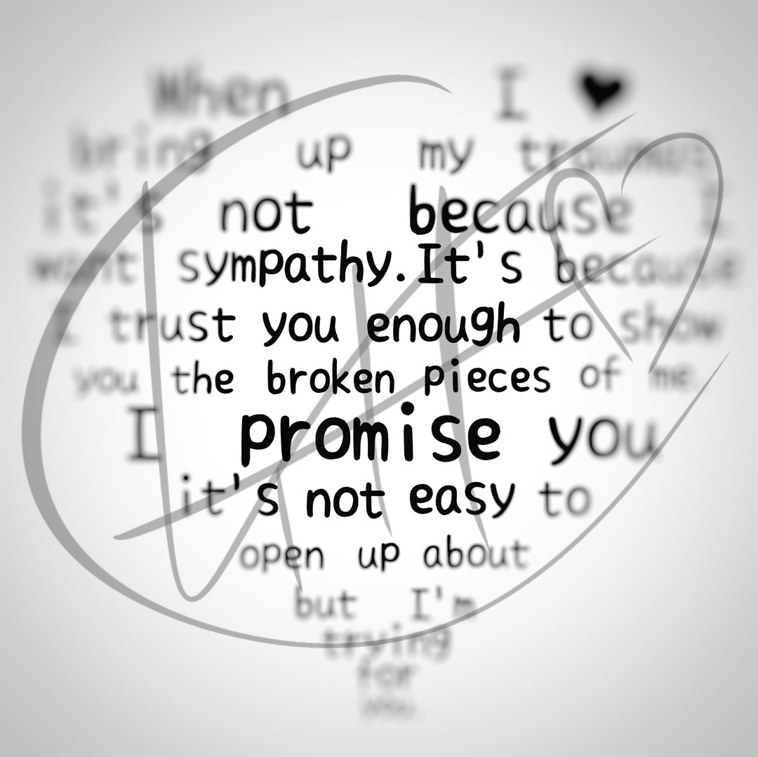 Trauma Quote V2 Svg - Digital Download, Beautiful, Trauma, Heart, Decal ...