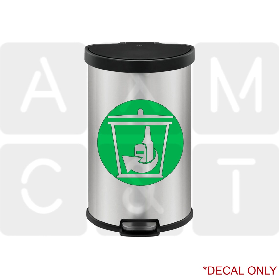 Garbage Decal / Recycle Decal / Compost Decal / Kitchen Trash - Etsy Canada