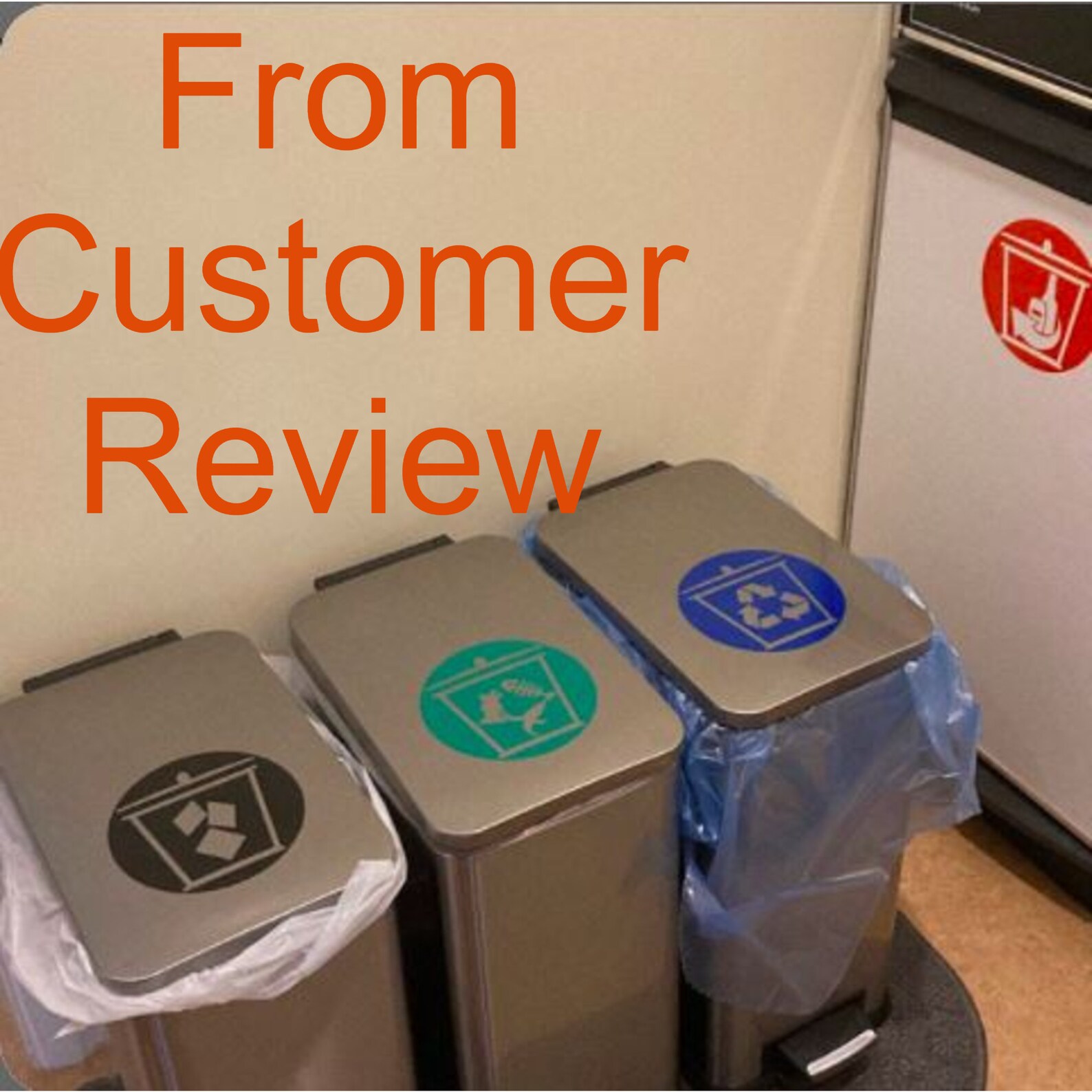 Garbage Decal / Recycle Decal / Compost Decal / Kitchen Trash - Etsy Canada