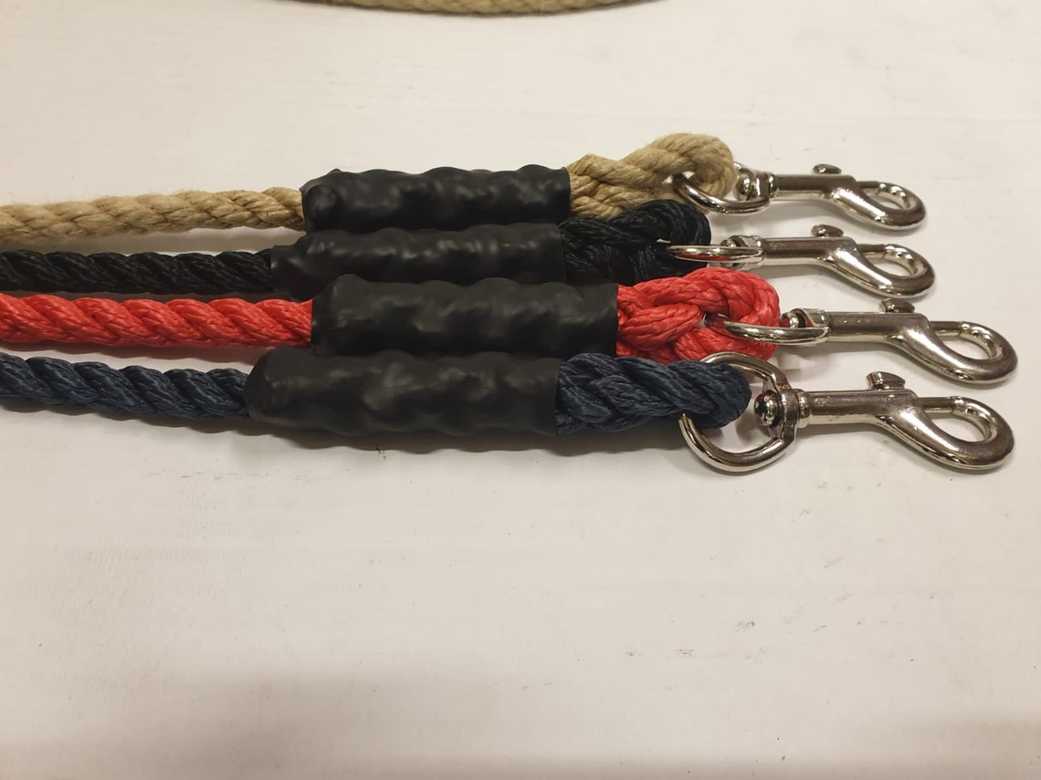 Handmade Rope Dog Lead 10mm Diameter Choose Colour and - Etsy