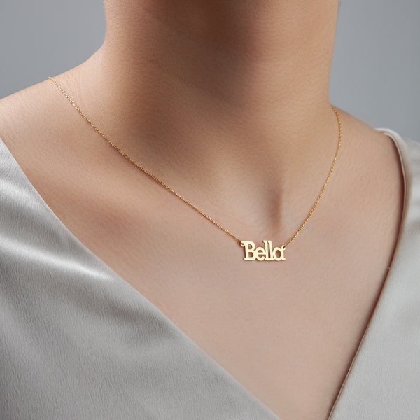 Custom Name Necklace Sterling Silver - Etsy
