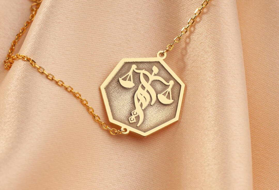 14K Solid Gold Scales of Justice Bracelet, Personalized Law Charm, Law ...