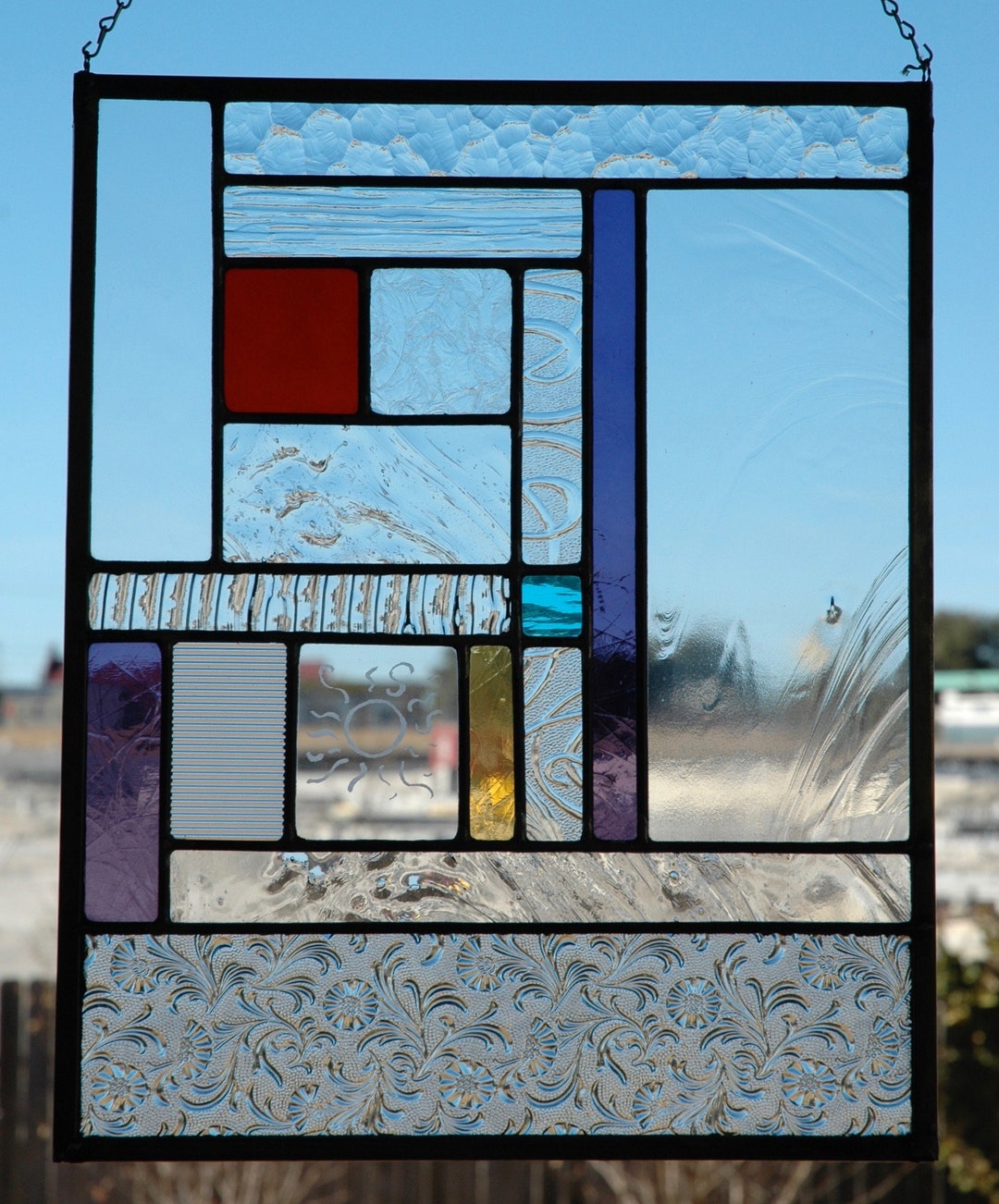 Spring Window Pattern-- Modern Pops of Color and Lots of Light. - Etsy