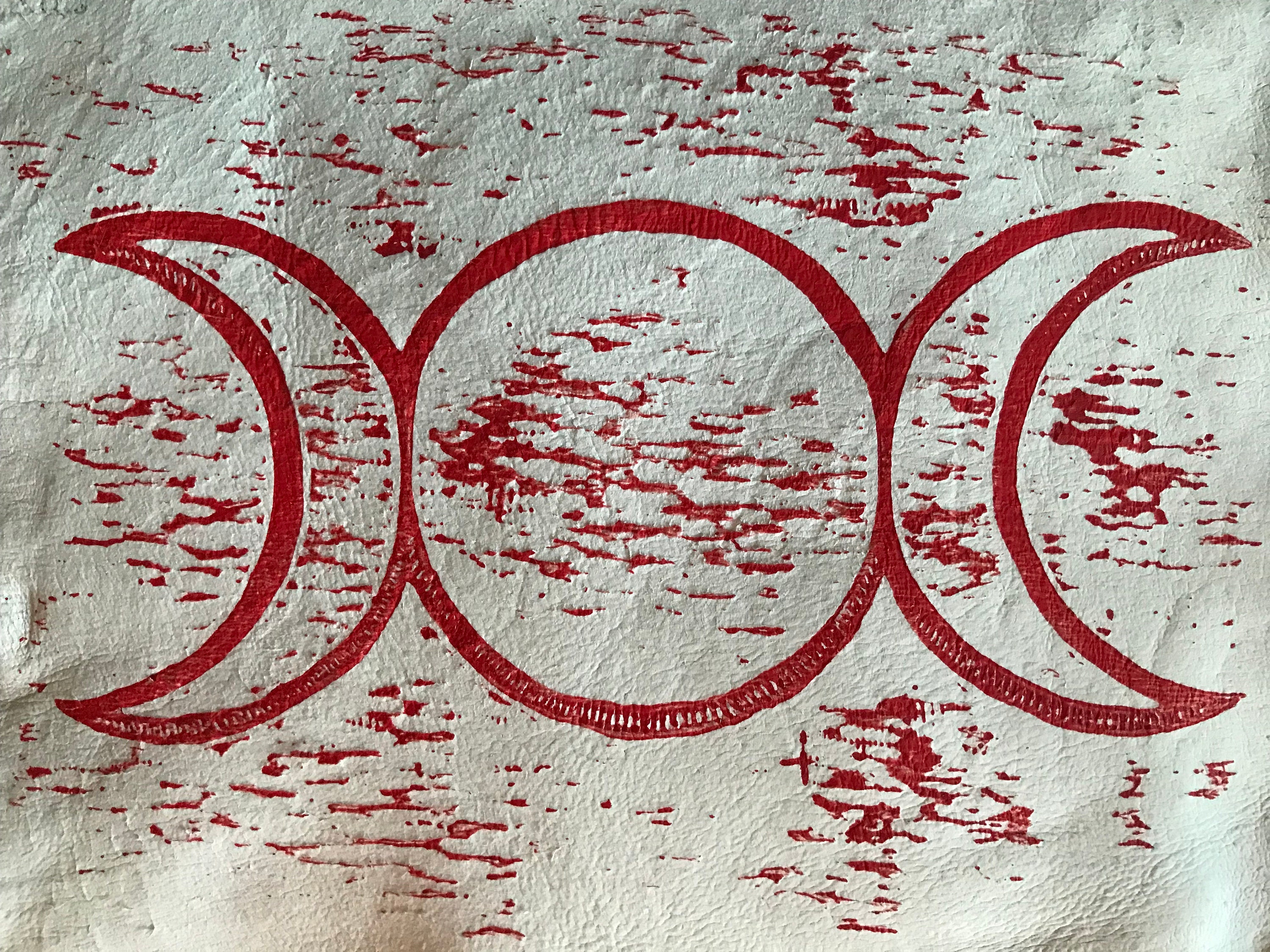 Ritual Altar Cloth Wiccan Pagan Triple Goddess Ritual Rabbit - Etsy