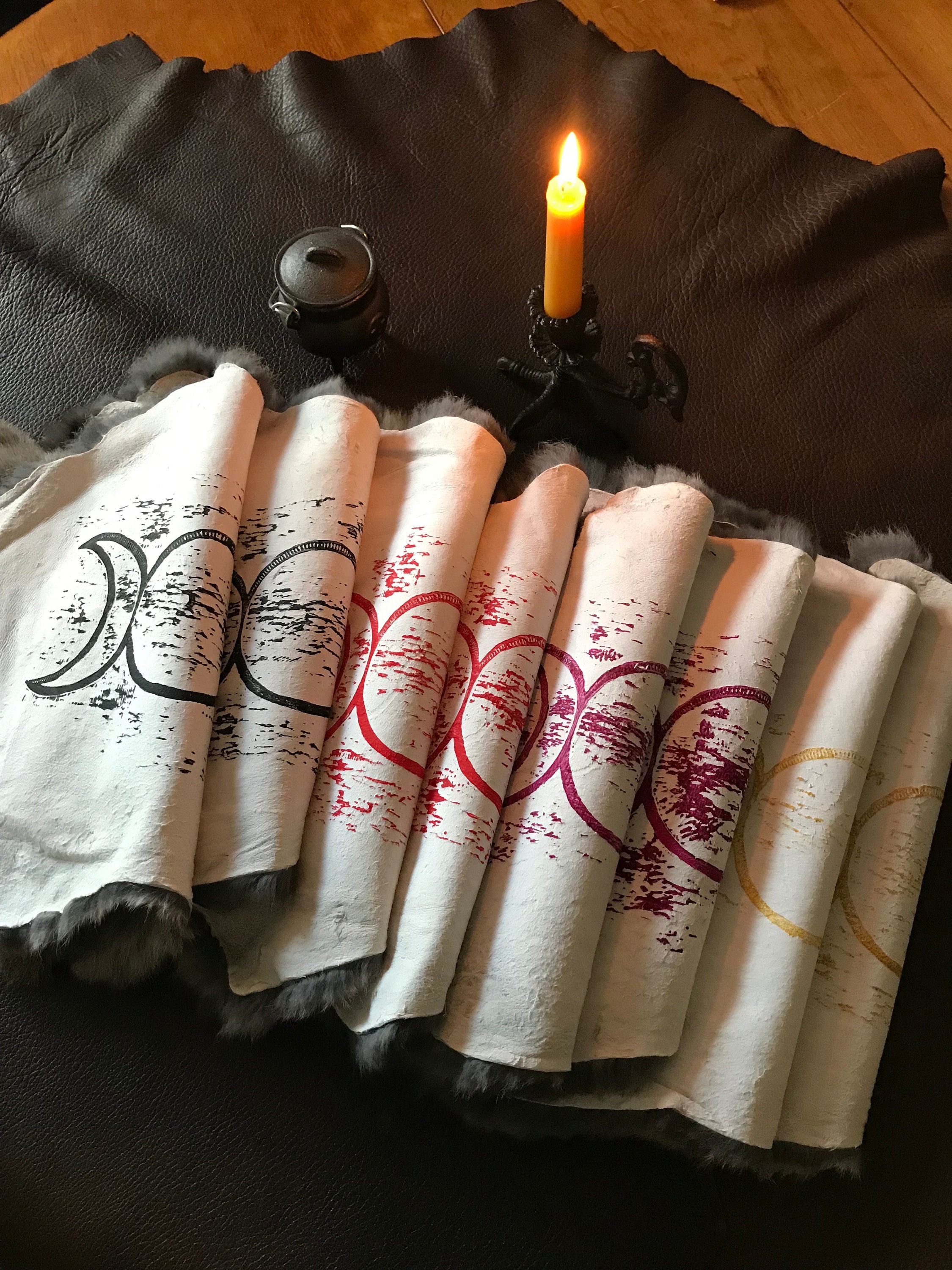Ritual Altar Cloth Wiccan Pagan Triple Goddess Ritual Rabbit - Etsy