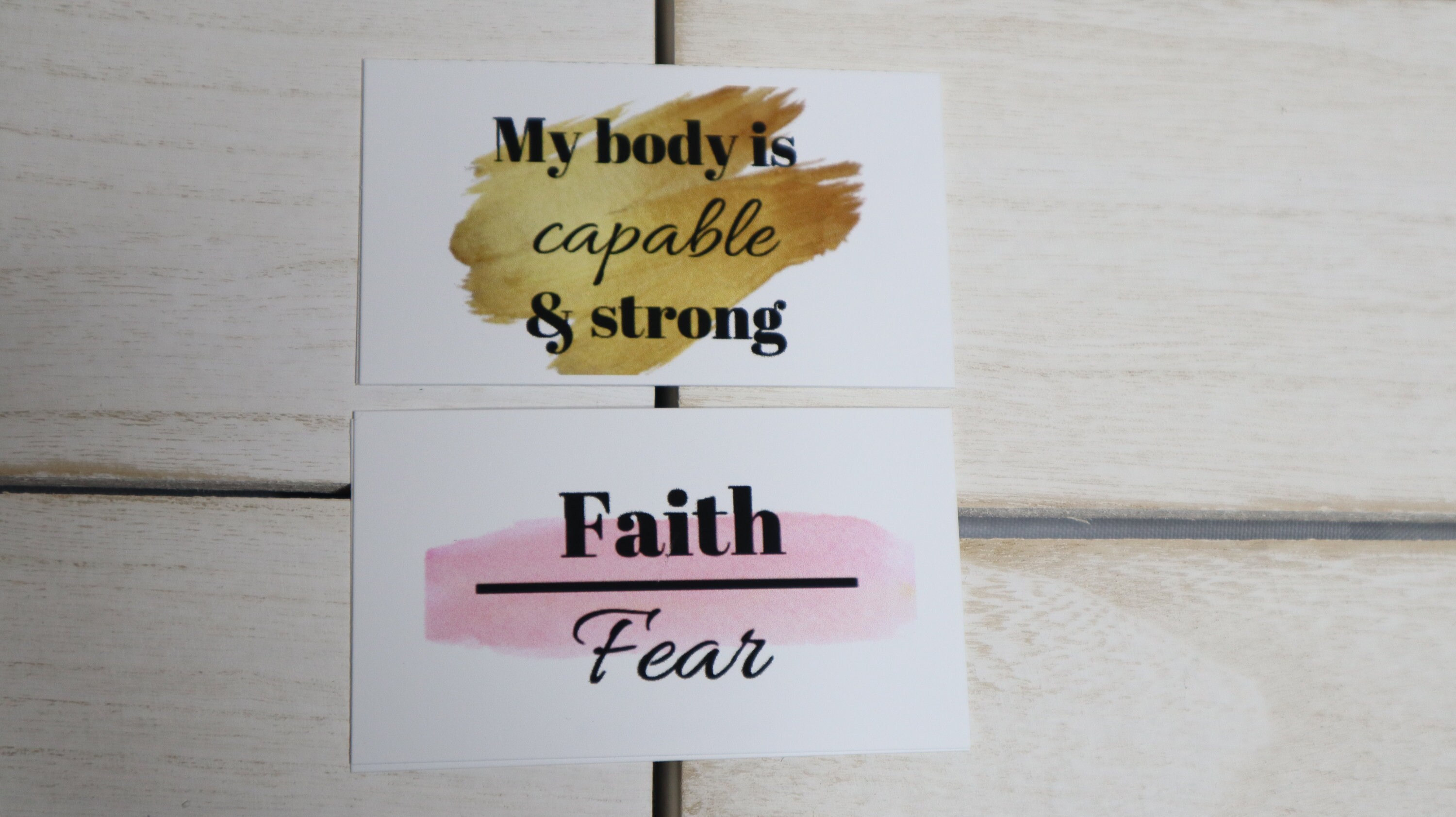 Fertility Affirmation Cards Pink & Gold Edition IVF | Etsy