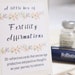Fertility Affirmation Cards Floral Edition IVF Affirmation Cards ...
