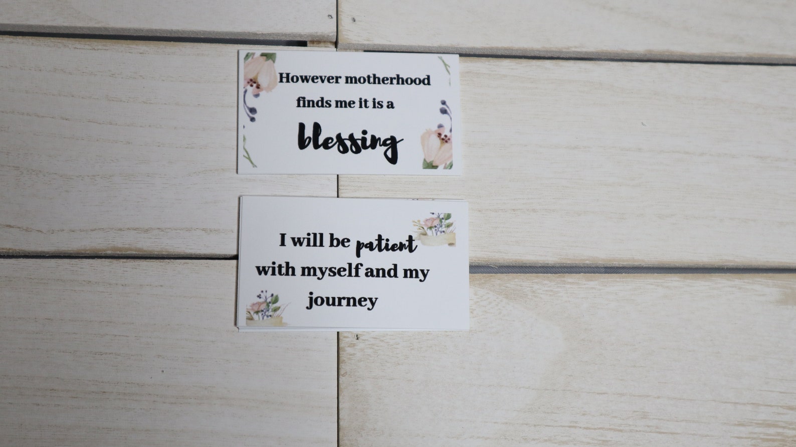 Fertility Affirmation cards Floral edition IVF affirmation | Etsy