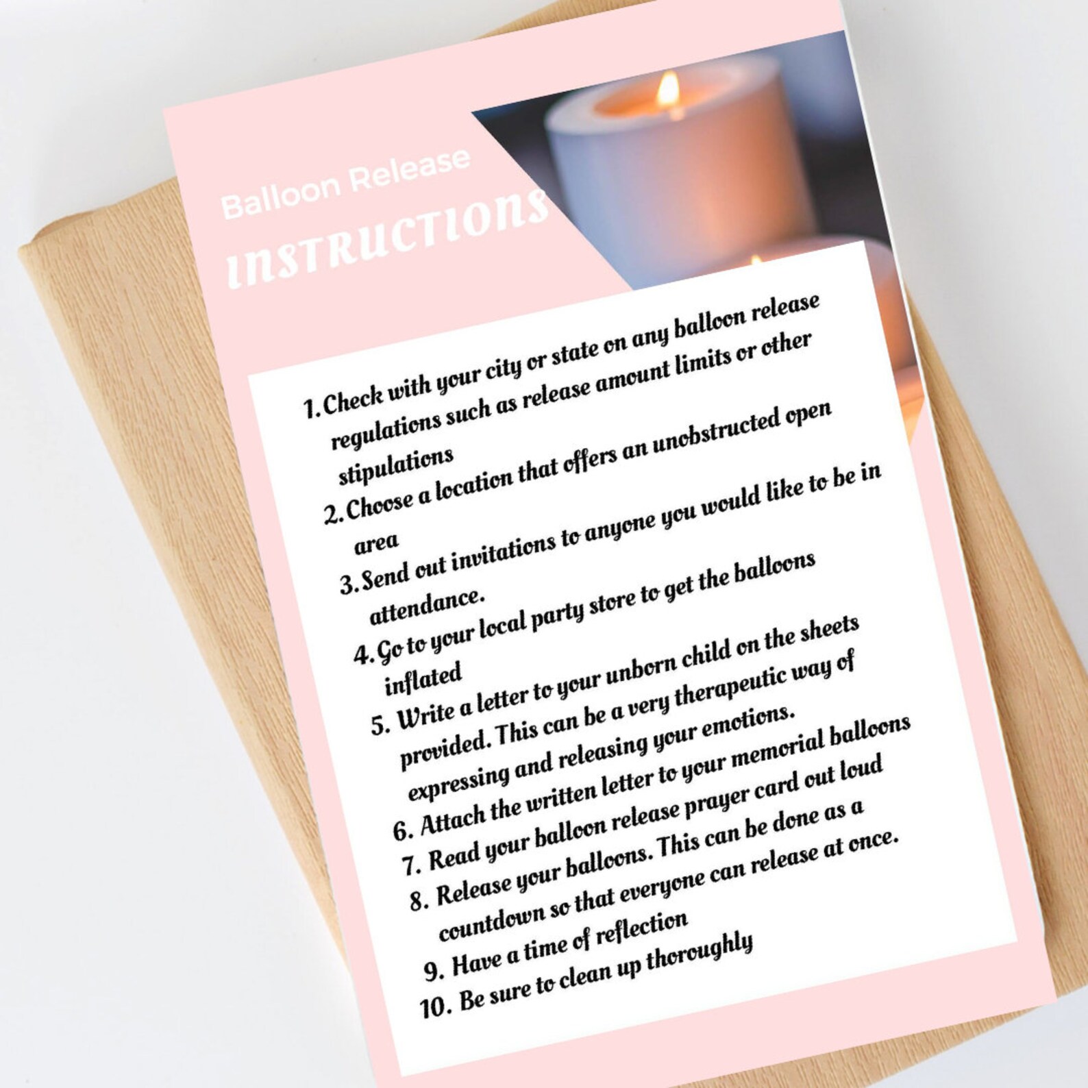 Miscarriage Gift Balloon Release Kit infant Baby Loss - Etsy