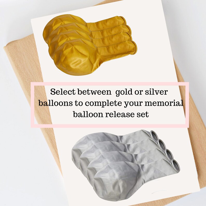 Miscarriage Gift Balloon Release Kit infant Baby Loss - Etsy