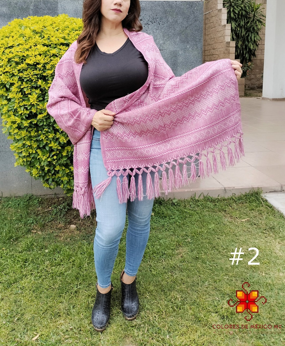 Mexican Shawl - Rebozo - Shawl Wraps - Shawl Poncho - Mexican Rebozo ...