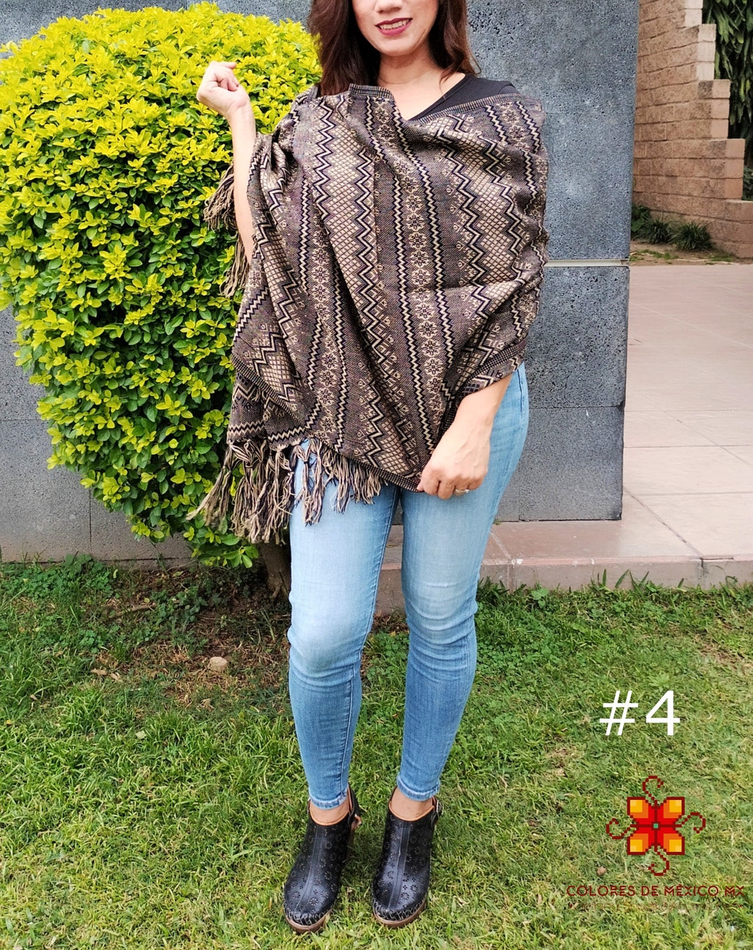 Mexican Shawl - Rebozo - Shawl Wraps - Shawl Poncho - Mexican Rebozo ...