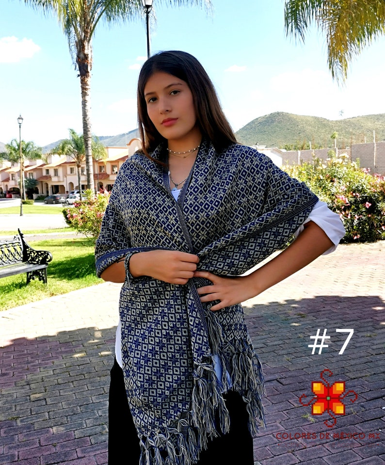 Mexican Shawl Traditional Shawl Wraps Shawl Poncho | Etsy