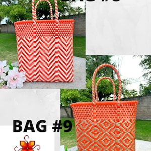 Handmade Plastic Bag Small Handycraft Bag Mexican Bag for - Etsy