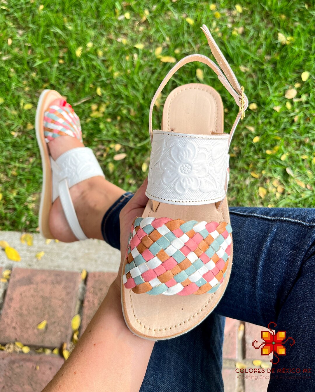 Mexican Huarache Sandals - Leather Mexican Shoes - Sandals Mexican ...