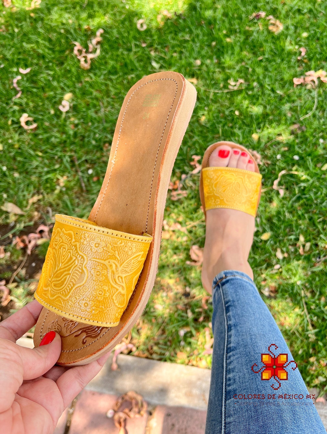 Mexican Huarache Sandal, Leather Shoes for Women Handmade, Sandals ...
