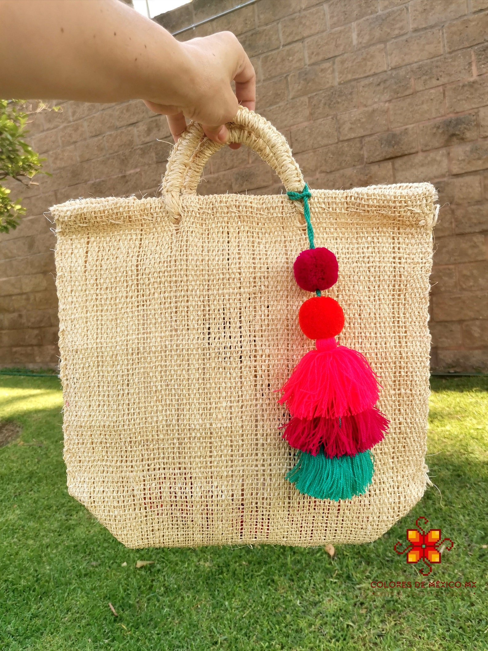 Mexican Tote Bag - Mexican Jute Bag- Mexican Handmade Purse - Boho ...