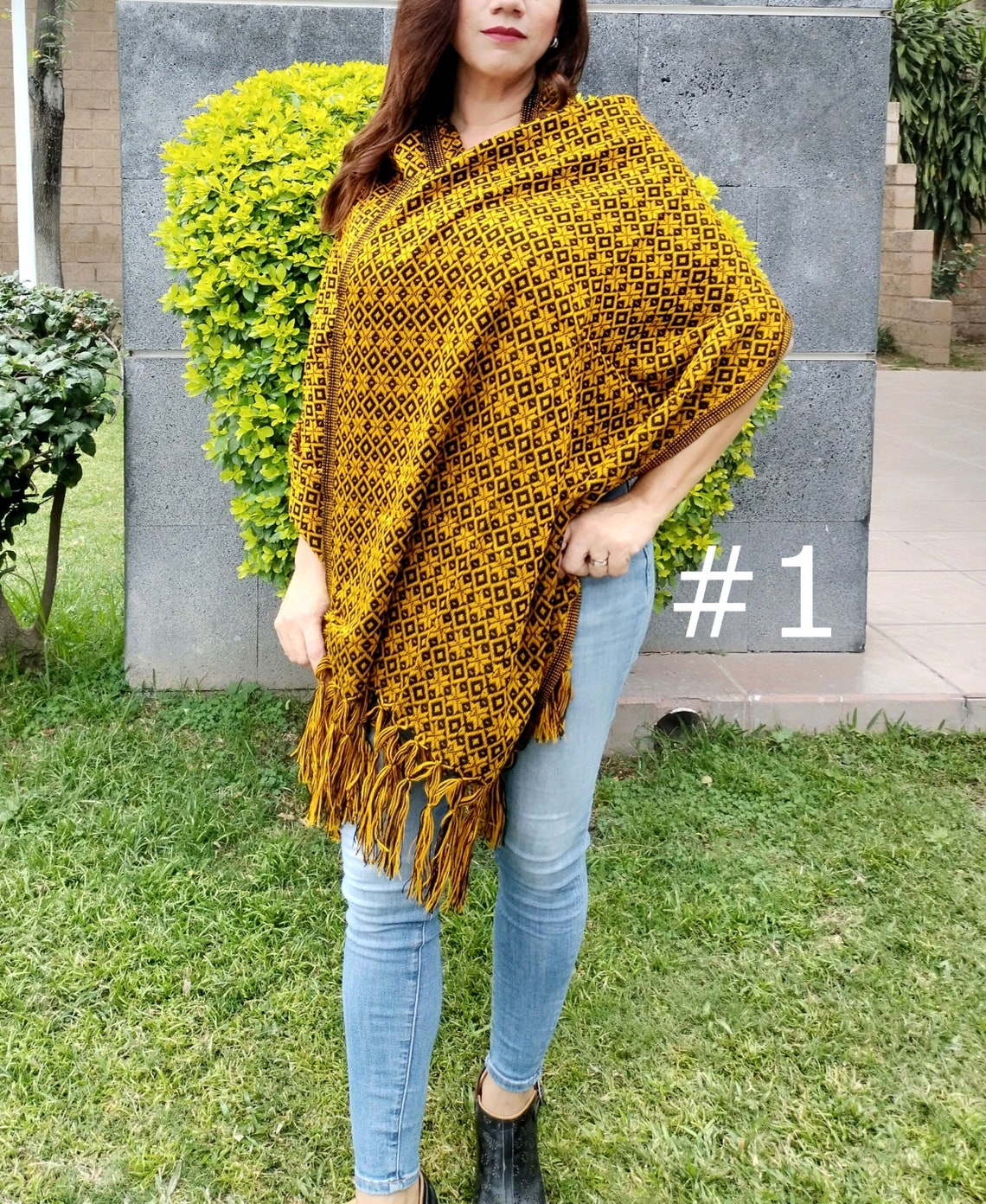 Mexican Shawl Traditional - Shawl Wraps- Shawl Poncho - Mexican Rebozo ...
