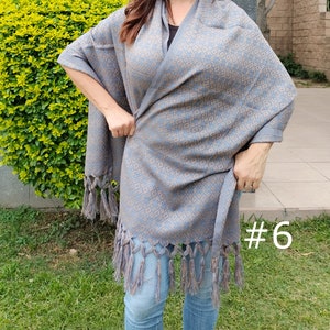 Mexican Shawl Traditional - Shawl Wraps- Shawl Poncho - Mexican Rebozo ...