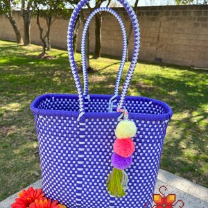 Handmade Plastic Bag Small - Handycraft Bag - Mexican Bag for Women ...