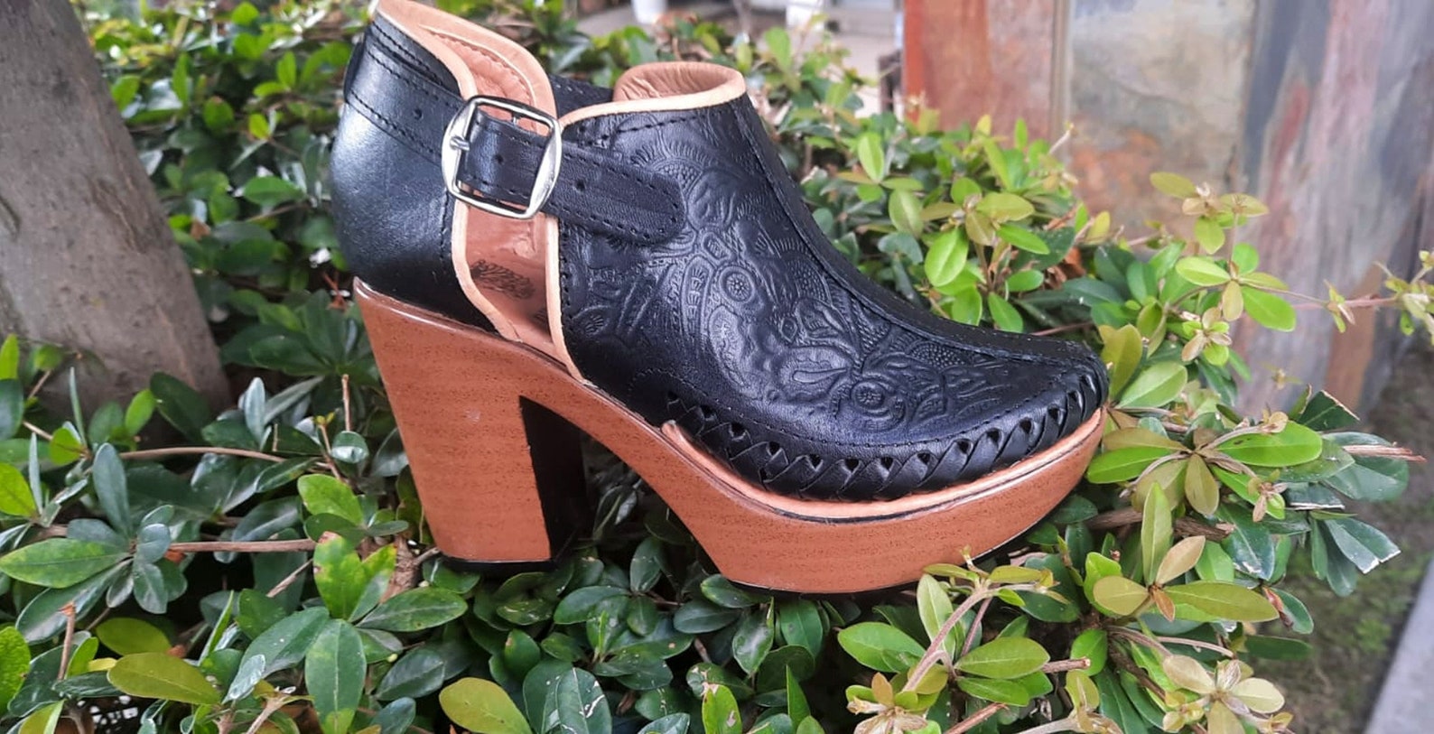 Leather Boots Platform Heel Mexican Ankle Boots Womens - Etsy