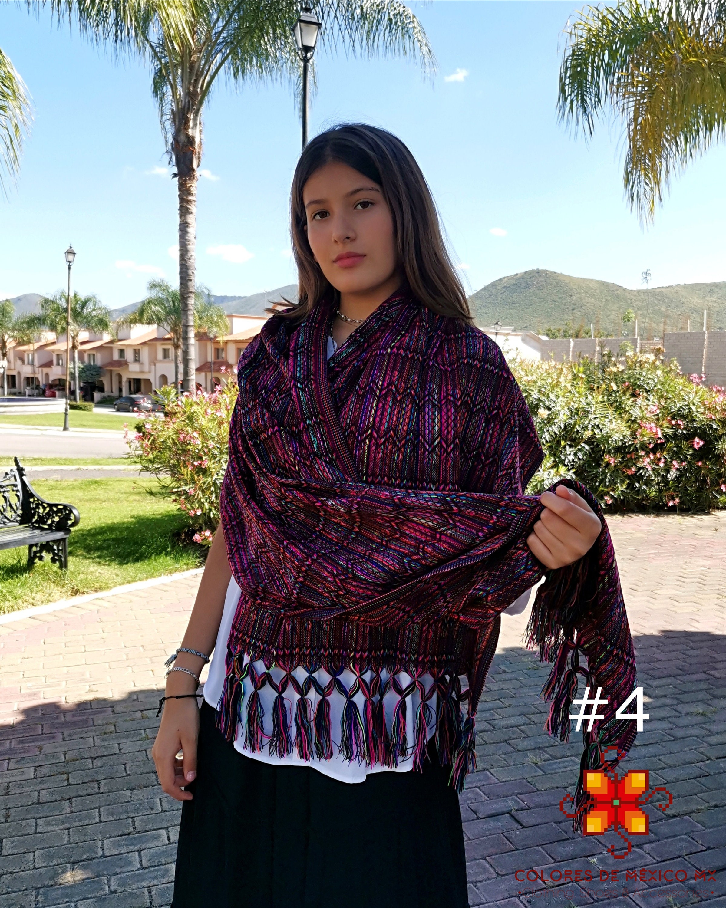 Mexican Shawl Rebozo Shawl Wraps Shawl Poncho Mexican | Etsy