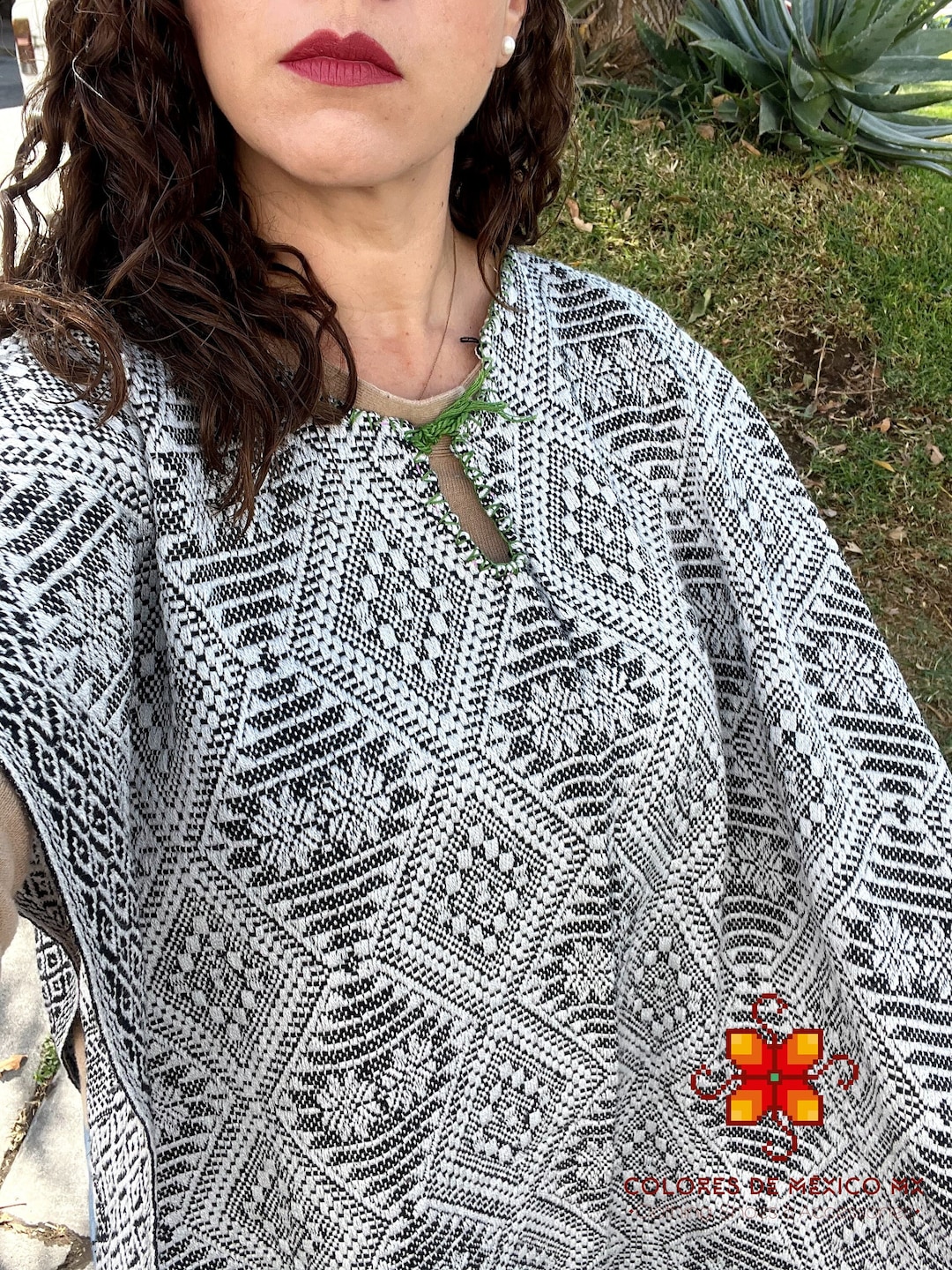 Mexican Cape Long, Full Body Mexican Cape Shawl. Winter Poncho. Mexican ...