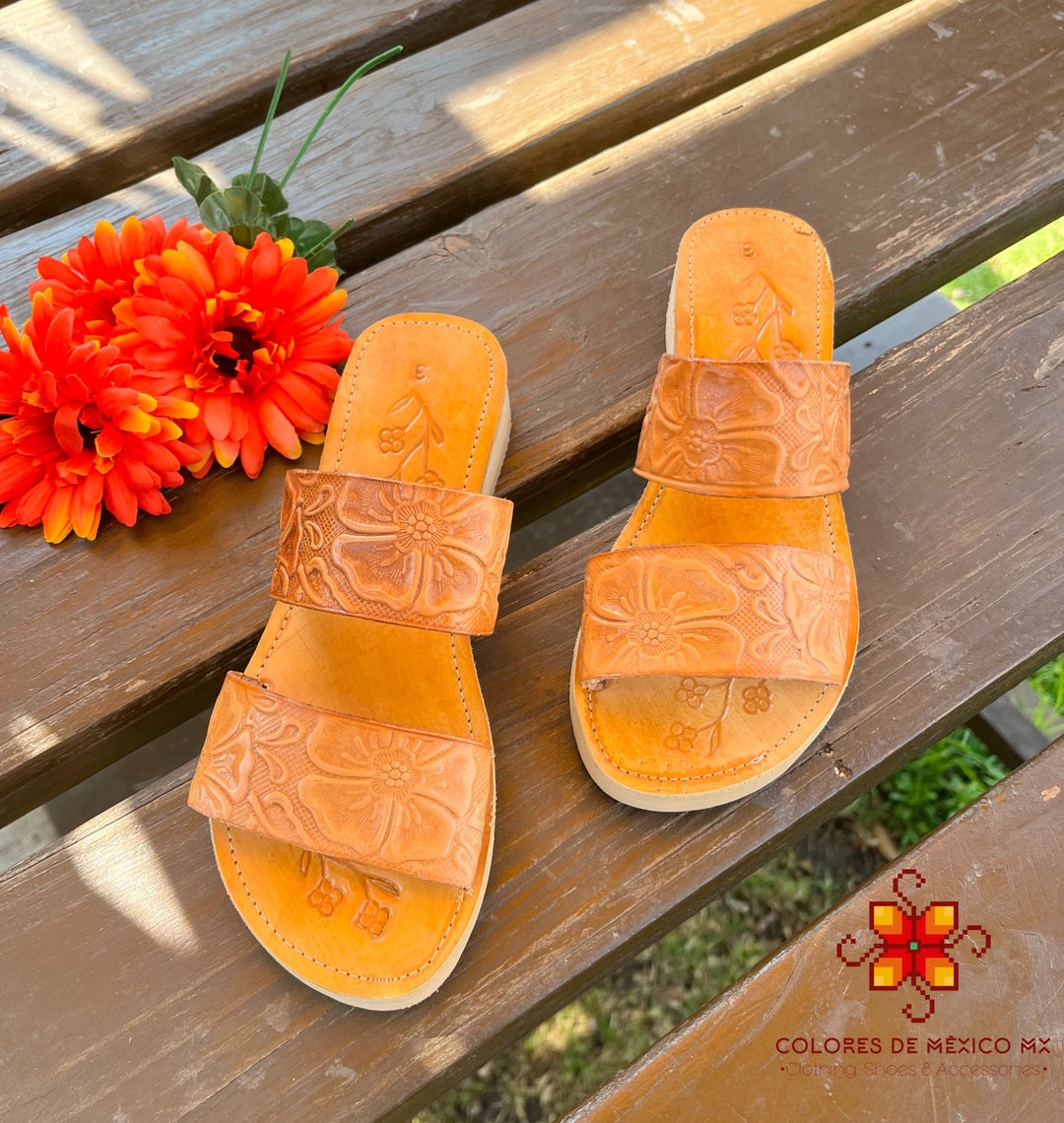 Huarache Sandals, Mexican Sandals - Leather Mexican Shoes - Mexican ...