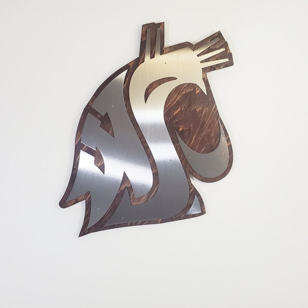 Metal Wsu Wall Art - Etsy
