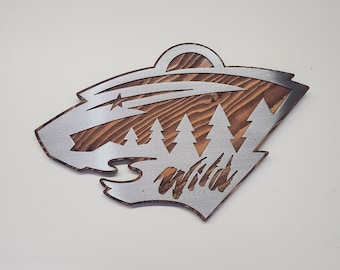 Minnesota Wild Sign | Etsy