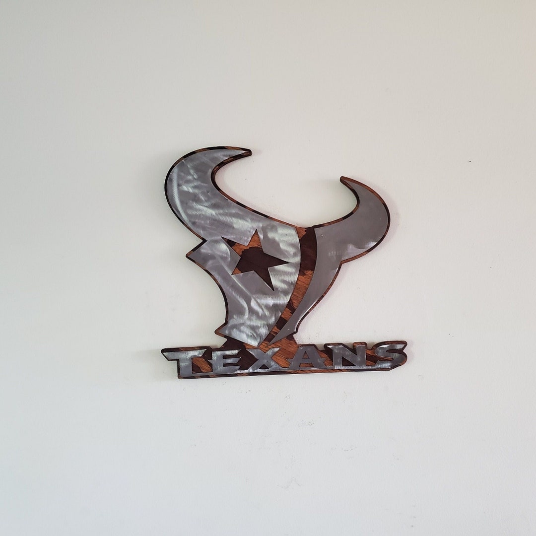 Houston Texans Tribute | Metal Art on Wood | Wall Décor | Made in USA ...