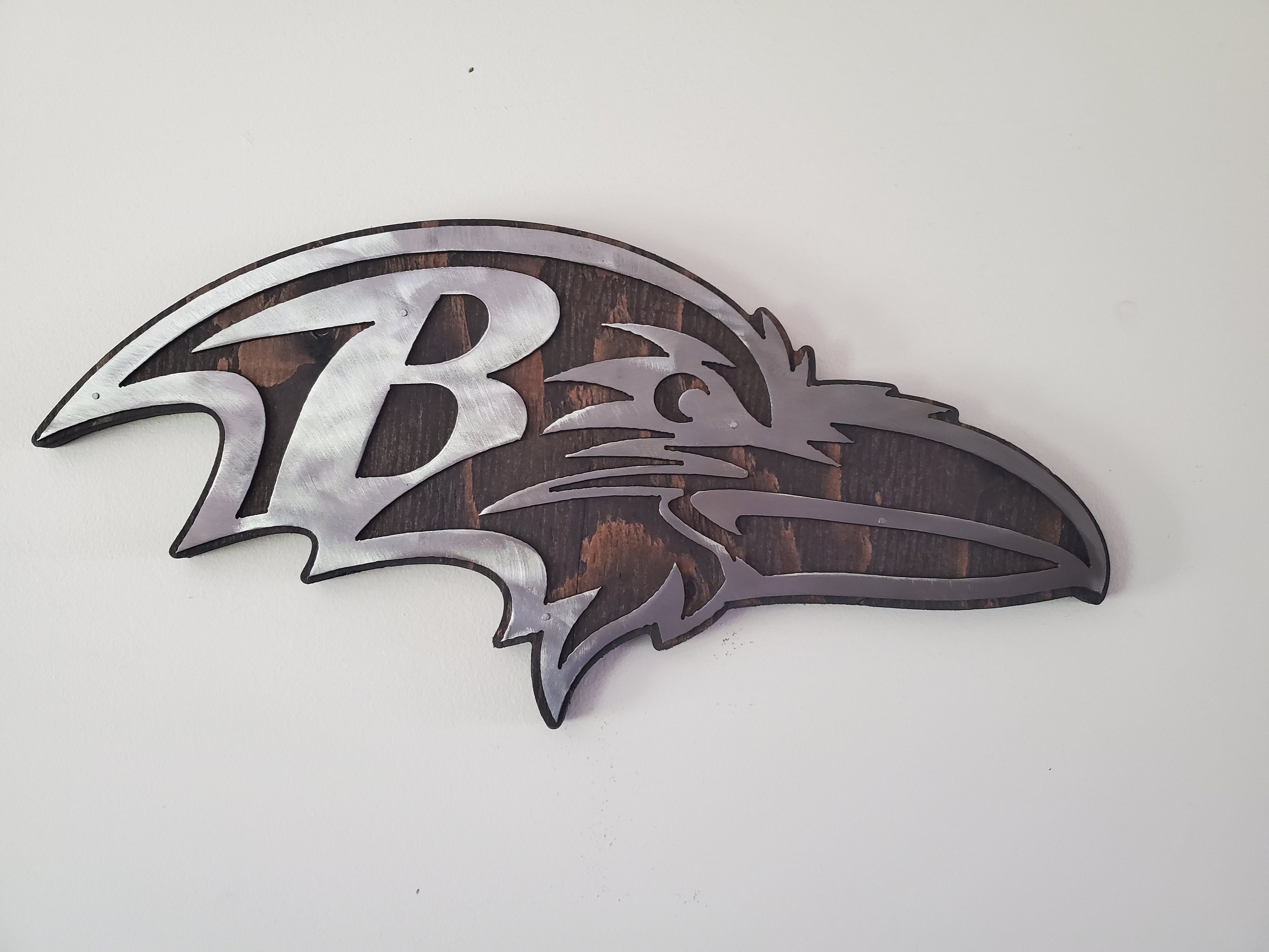 Ravens Logo Stencil