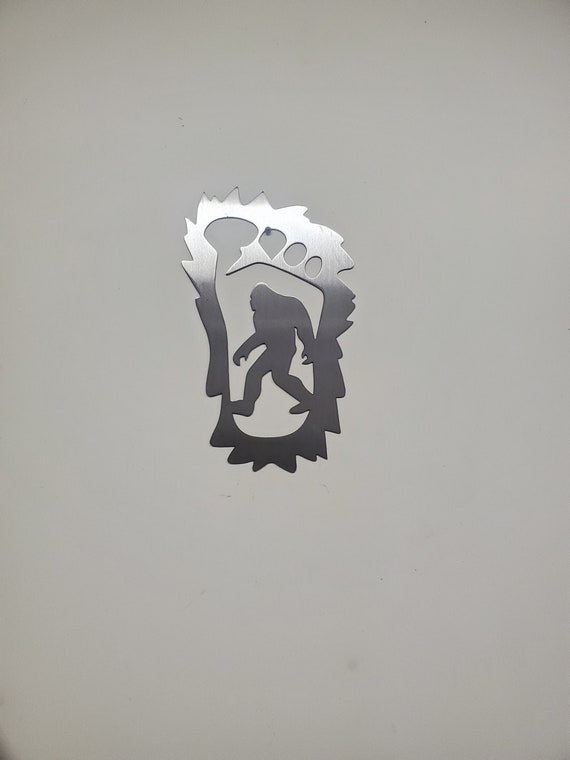 BIGFOOT Sasquatch in a foot Made in USA rustic cabin wall | Etsy