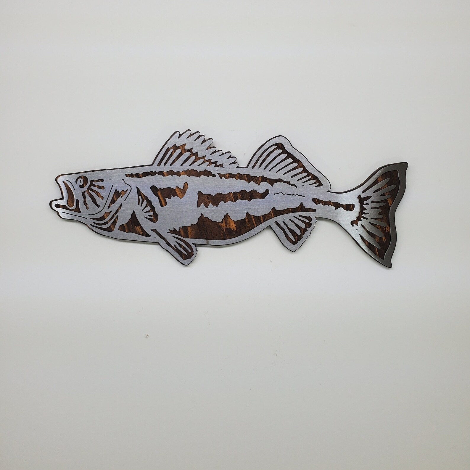 Walleye Fish Wall Art Handcrafted Rustic Wood and Metal Lake - Etsy