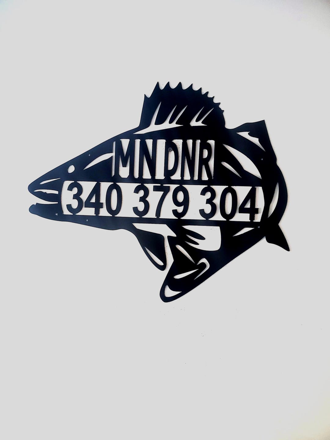 Custom MN DNR Fish House Numbers: Metal Wall Art Decor - Etsy