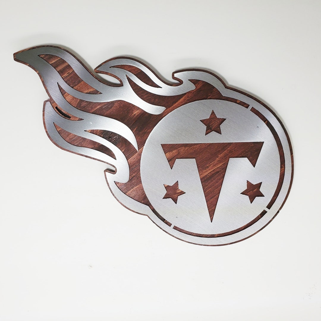 Tennessee Titans Metal and Wood Art: Handcrafted Football Wall Decor - Etsy