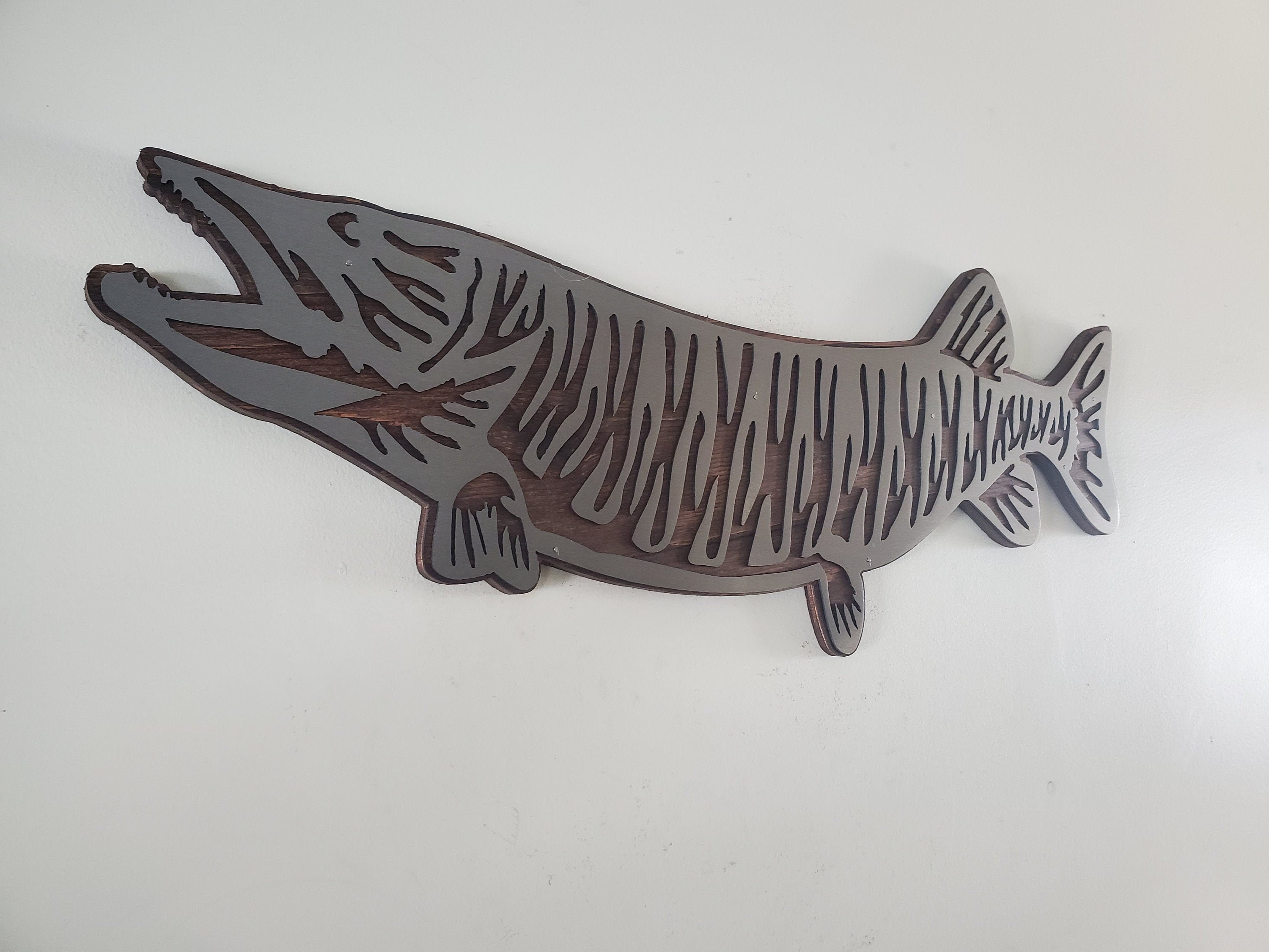 Muskie Fish Drawing