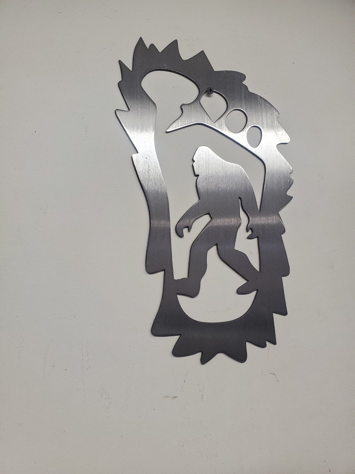 BIGFOOT Sasquatch in a foot Made in USA rustic cabin wall | Etsy