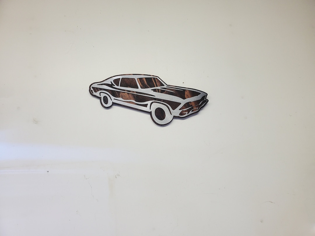 Chevy Chevelle Metal Art Tribute | Garage Wall Sign | Chevrolet Bowtie ...
