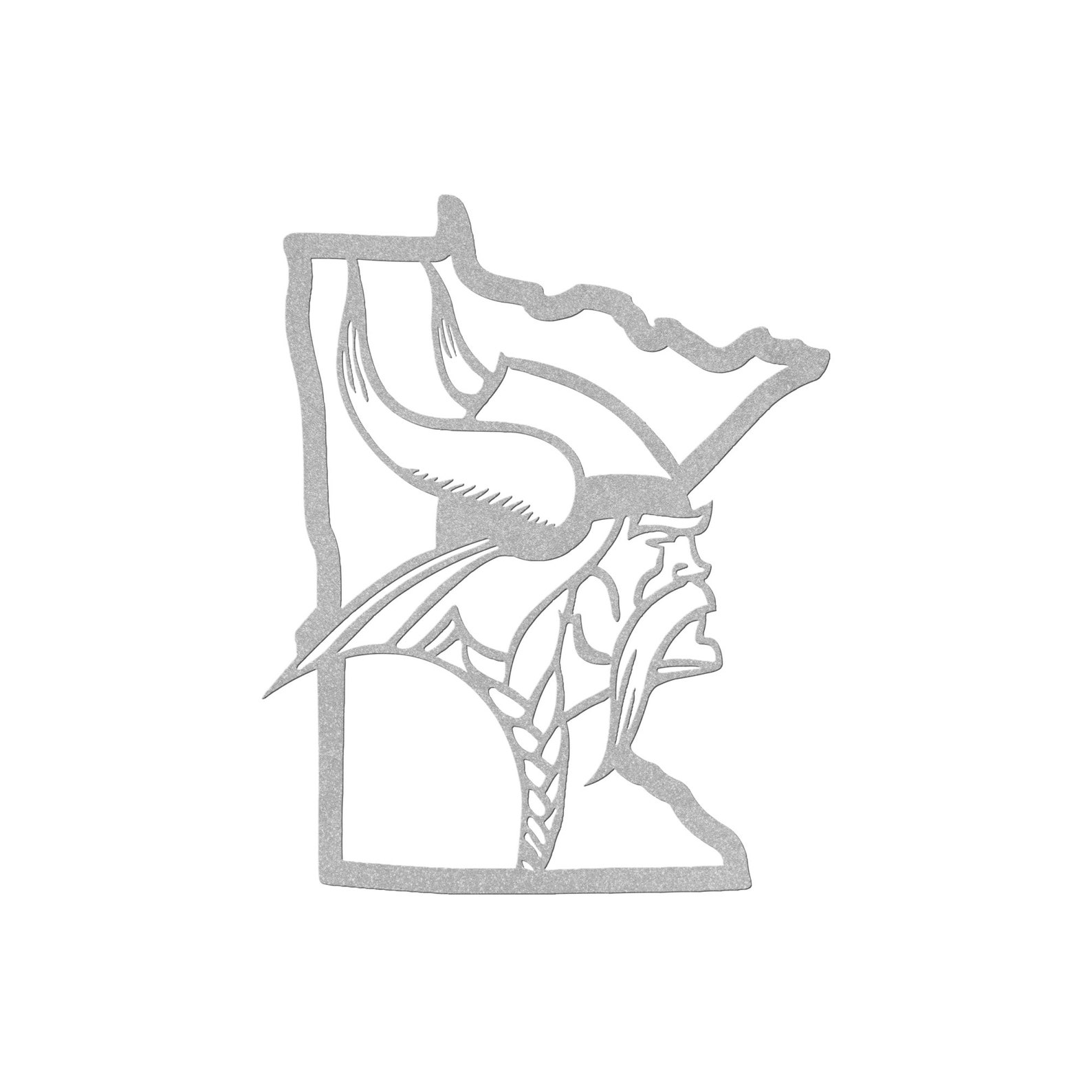 MN Vikings Metal Art Sign Football State Decor Minnesota Wall Art ...