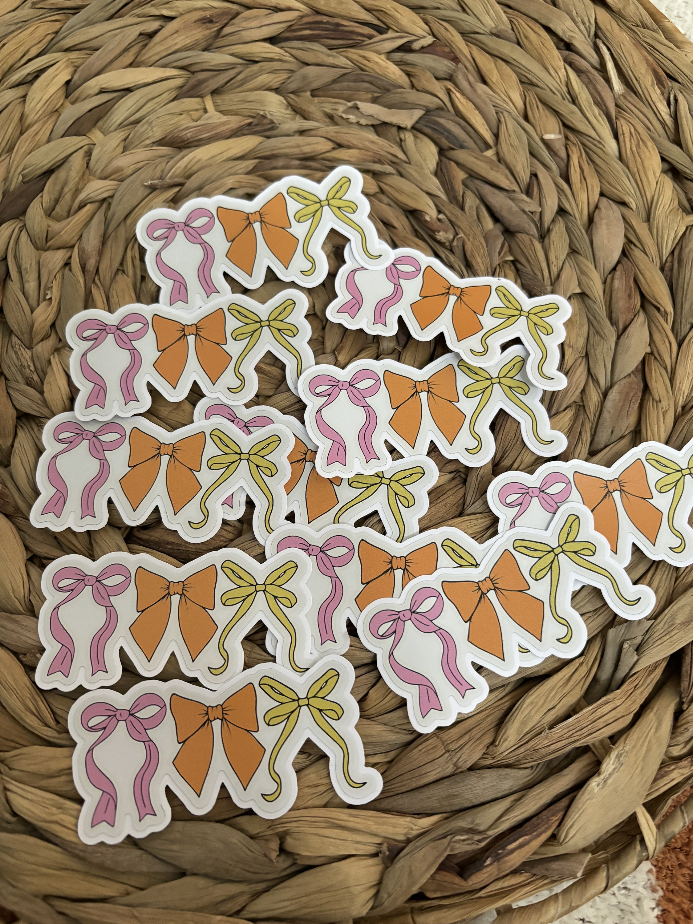 Coquette Bow Sticker | Aesthetic Sticker | Phone Case Sticker | Water ...