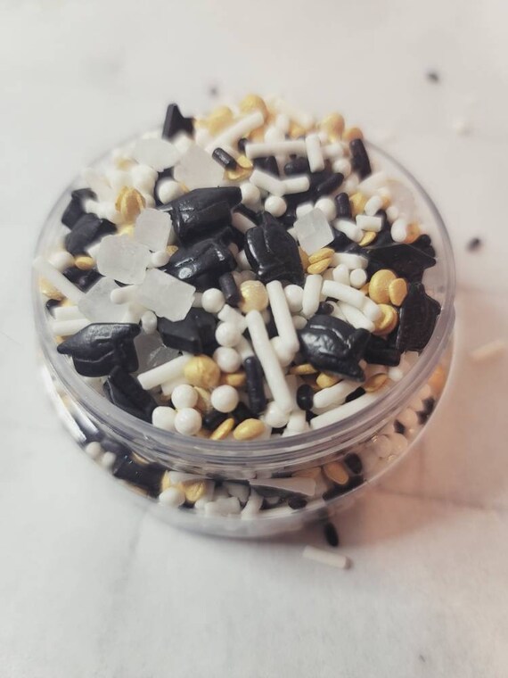 Graduation Edible Sprinkle Mix Cake Sprinkles Edible | Etsy