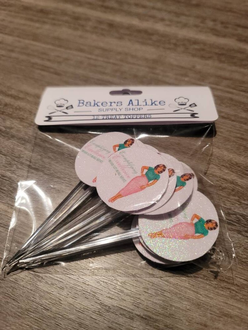 AKA Inspired Cupcake/treat Toppers| Celebration| Decoration - Etsy